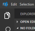 Title bar style custom: vscode icon overlaps file menu after restart · Issue #53612 · microsoft ...