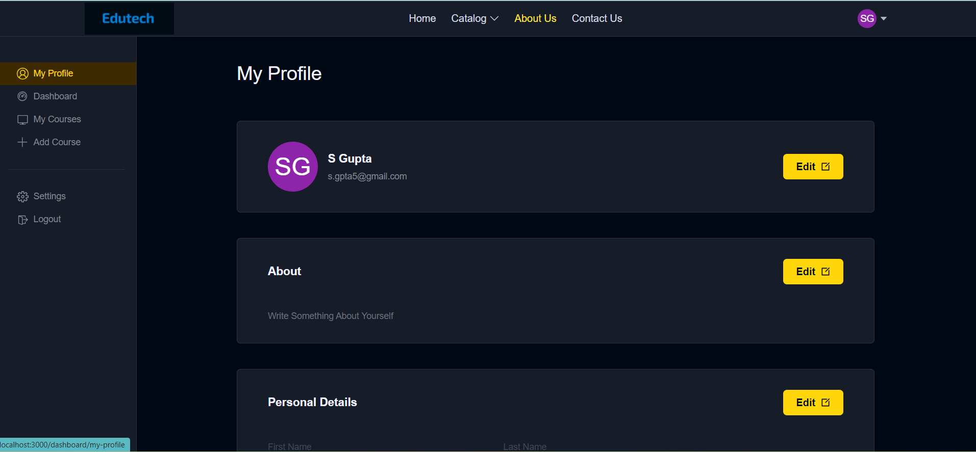 GitHub - EkanshGupta-02/Edutech