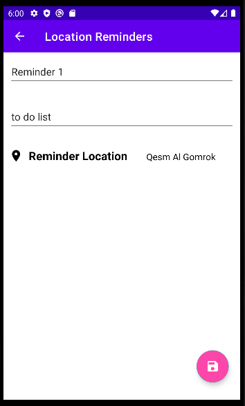 Github Shady Byte Locationreminder App An App That Help You To Add A Reminder With Title