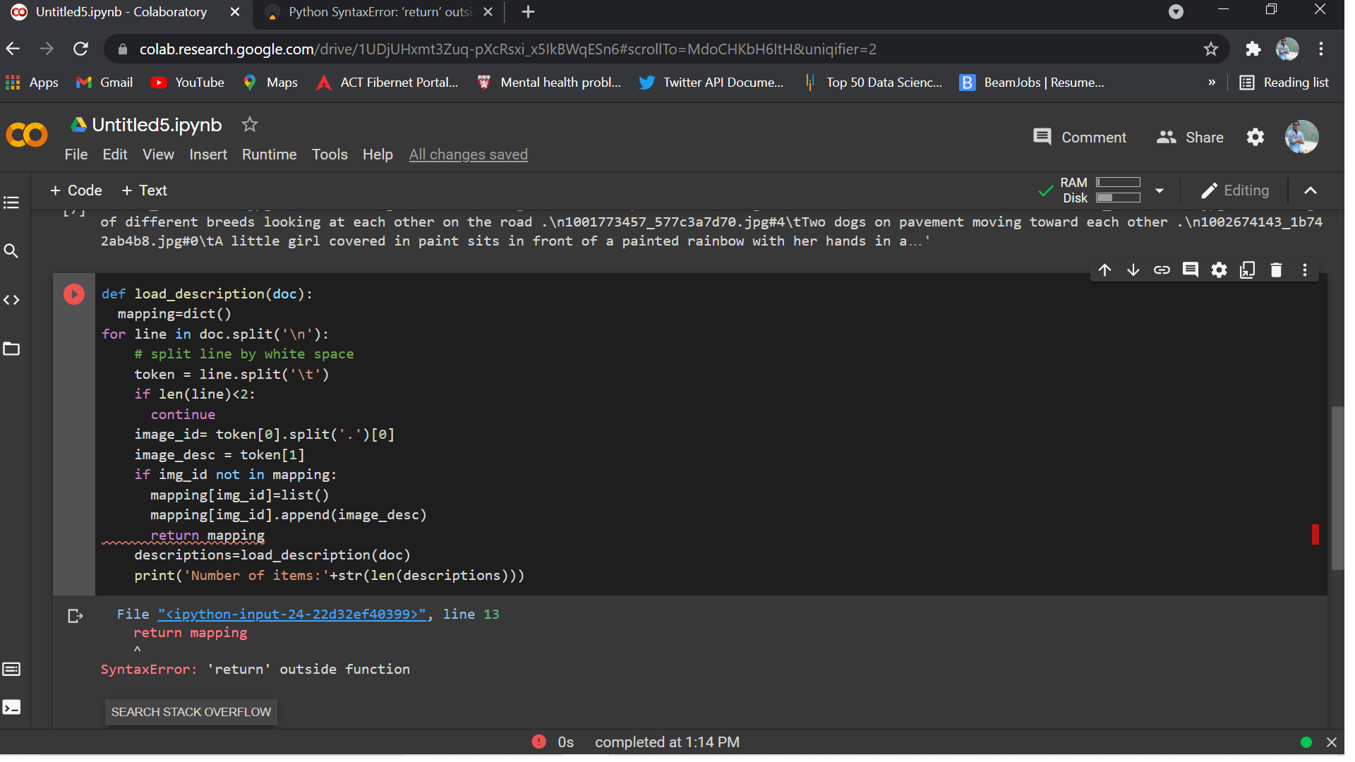 Descriptions Img Cap · GitHub