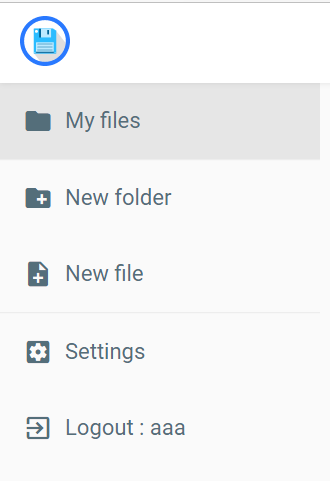 Show logged-in User · Issue #1719 · filebrowser/filebrowser · GitHub