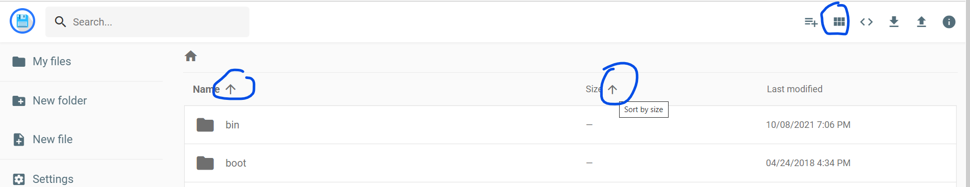 Changing sort by? · Issue #1789 · filebrowser/filebrowser · GitHub