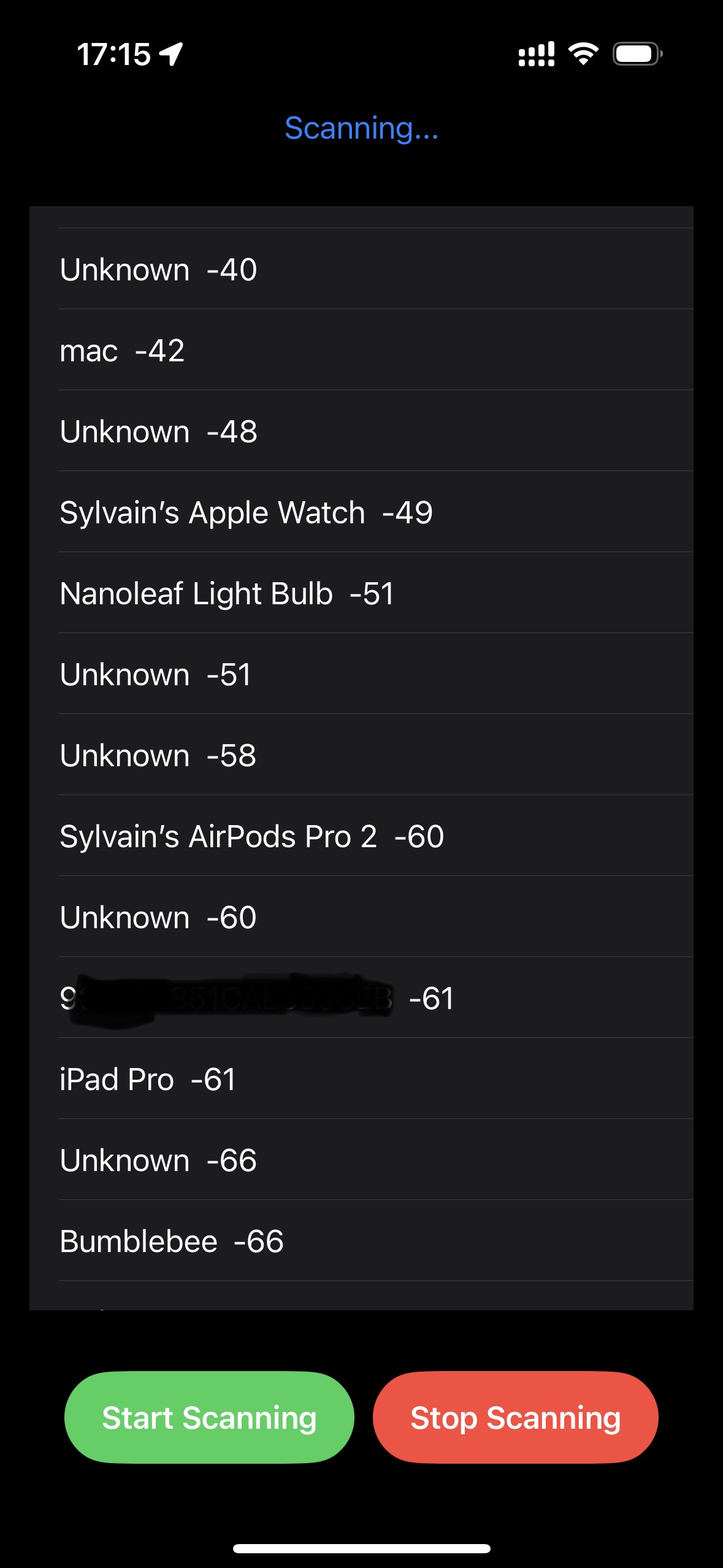 GitHub - SylvainJunca/find-my-stuff: Scans bluetooth devices around to ...
