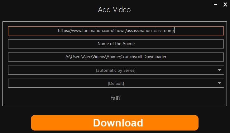 Unable to download from Funimation · Issue #337 · hama3254/Crunchyroll-Downloader-v3.0 · GitHub