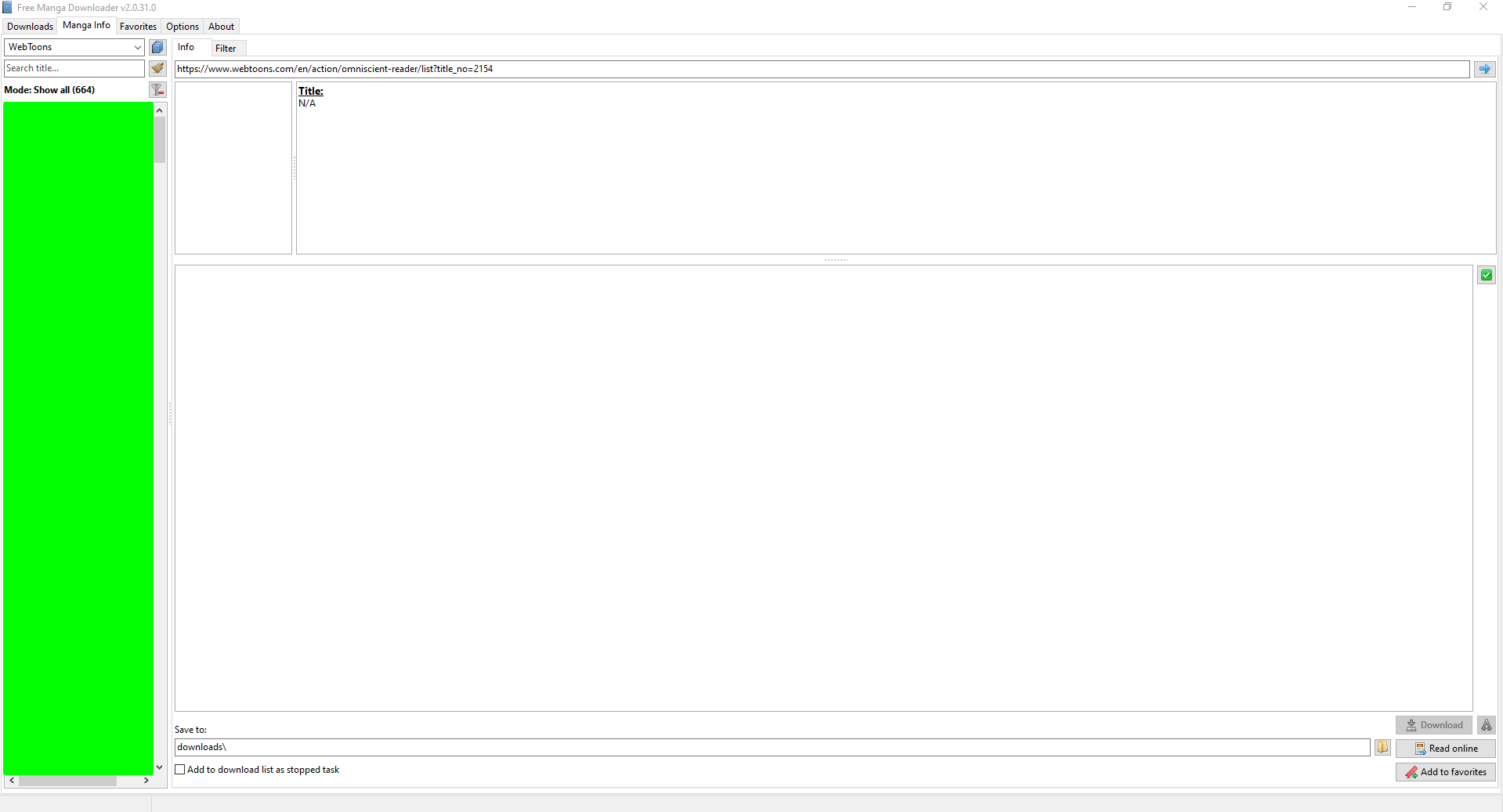 [bug-website module] WebToons doesn't work · Issue #1034 · dazedcat19/FMD2 · GitHub