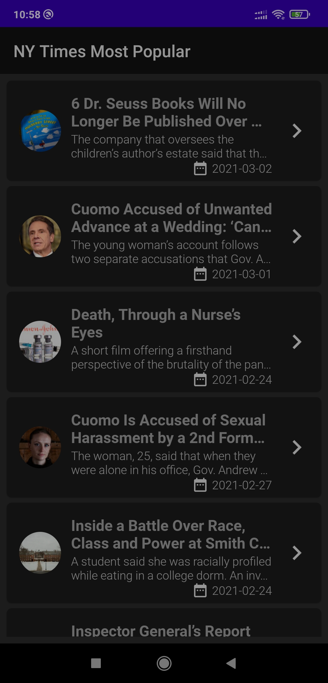 GitHub - ahmedorabi94/NYTimesMostPopular