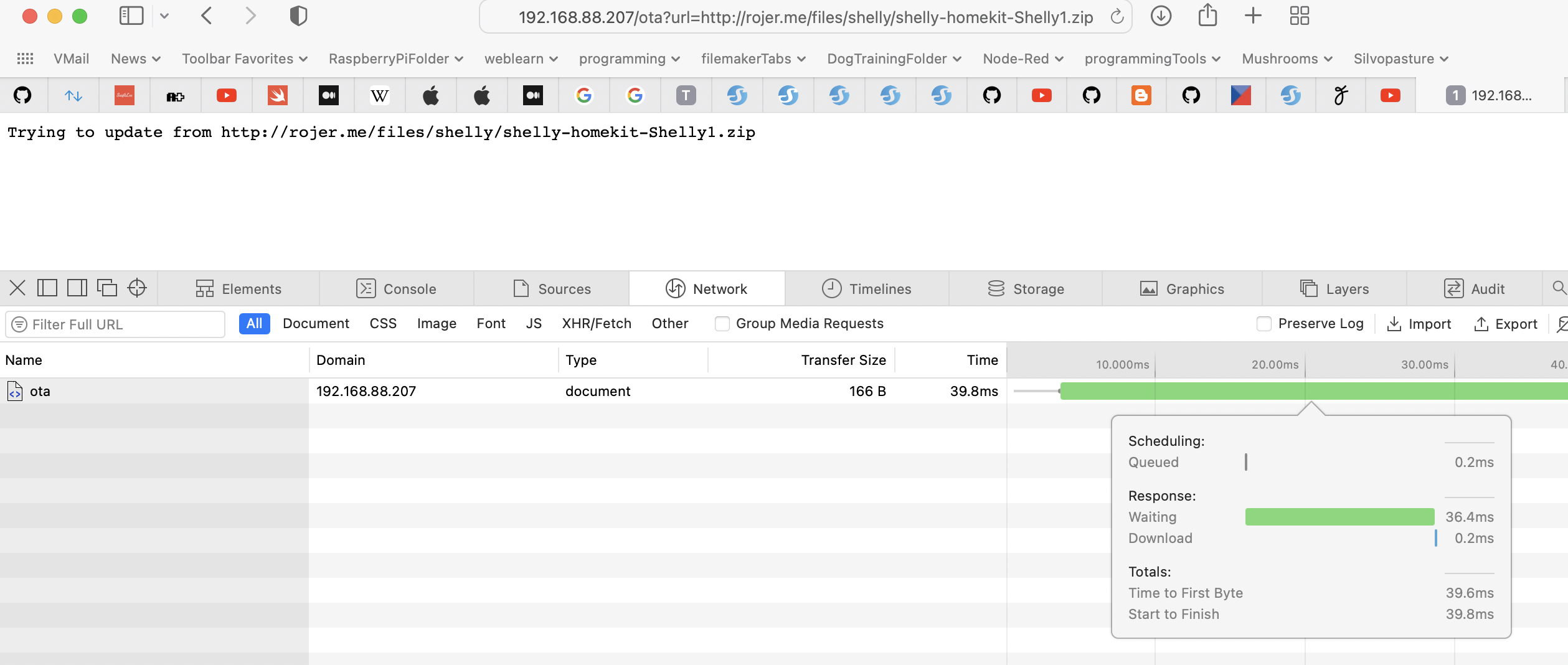 OTA stuck/stalled won't download · Issue #1053 · mongoose-os-apps/shelly-homekit · GitHub