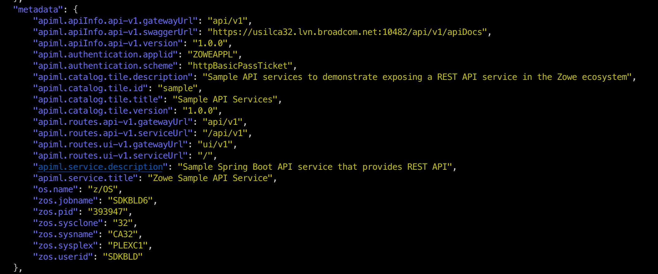 API ID is not sent to Eureka in metadata by Java enabler · Issue #991 · zowe/api-layer · GitHub
