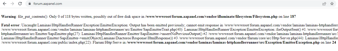 Server Crashed · Issue #129 · aaPanel/aaPanel · GitHub