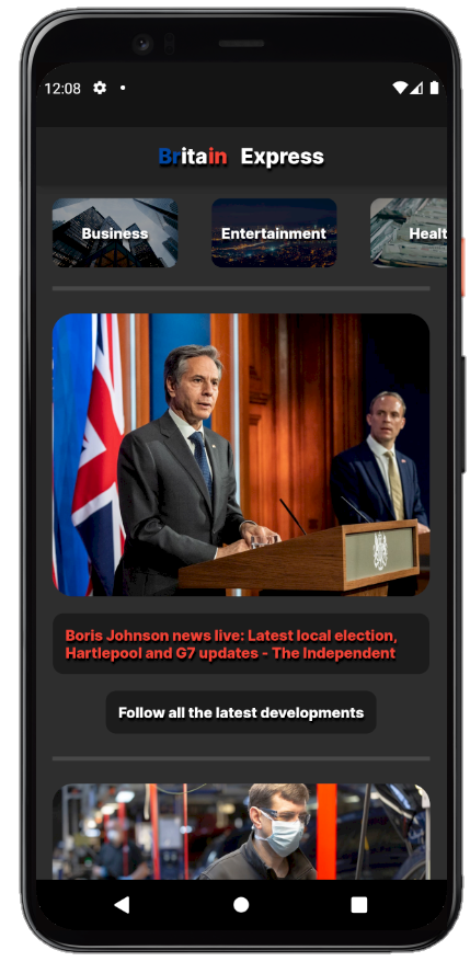 GitHub - gokberkguner/Flutter-News-API-App: Haberleri kategorilerine ...