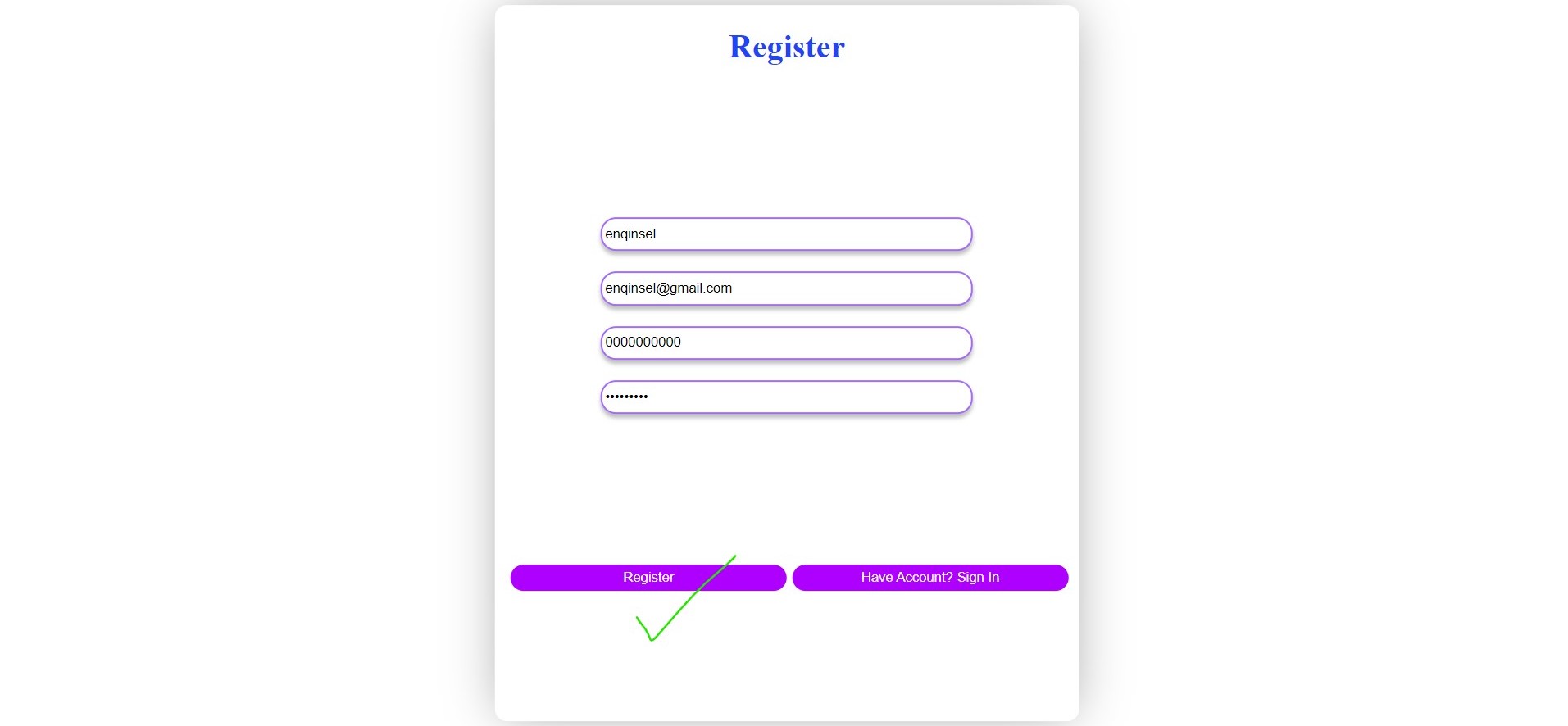 GitHub - enqinsel/register-and-login-component: Register and login app where data is kept in ...
