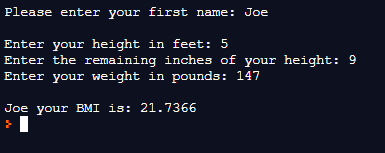 GitHub - EricM5/BMI-Calculator