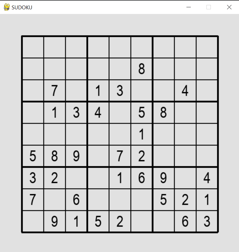 GitHub - AreelKhan/Sudoku: A Sudoku puzzle and integrated solver written using Pygame and the ...