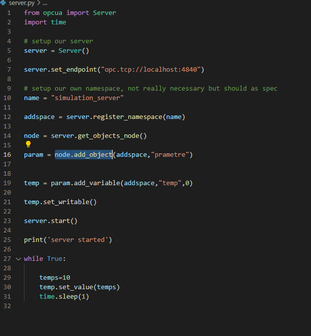 demo server code is broken · Issue #1345 · FreeOpcUa/python-opcua · GitHub