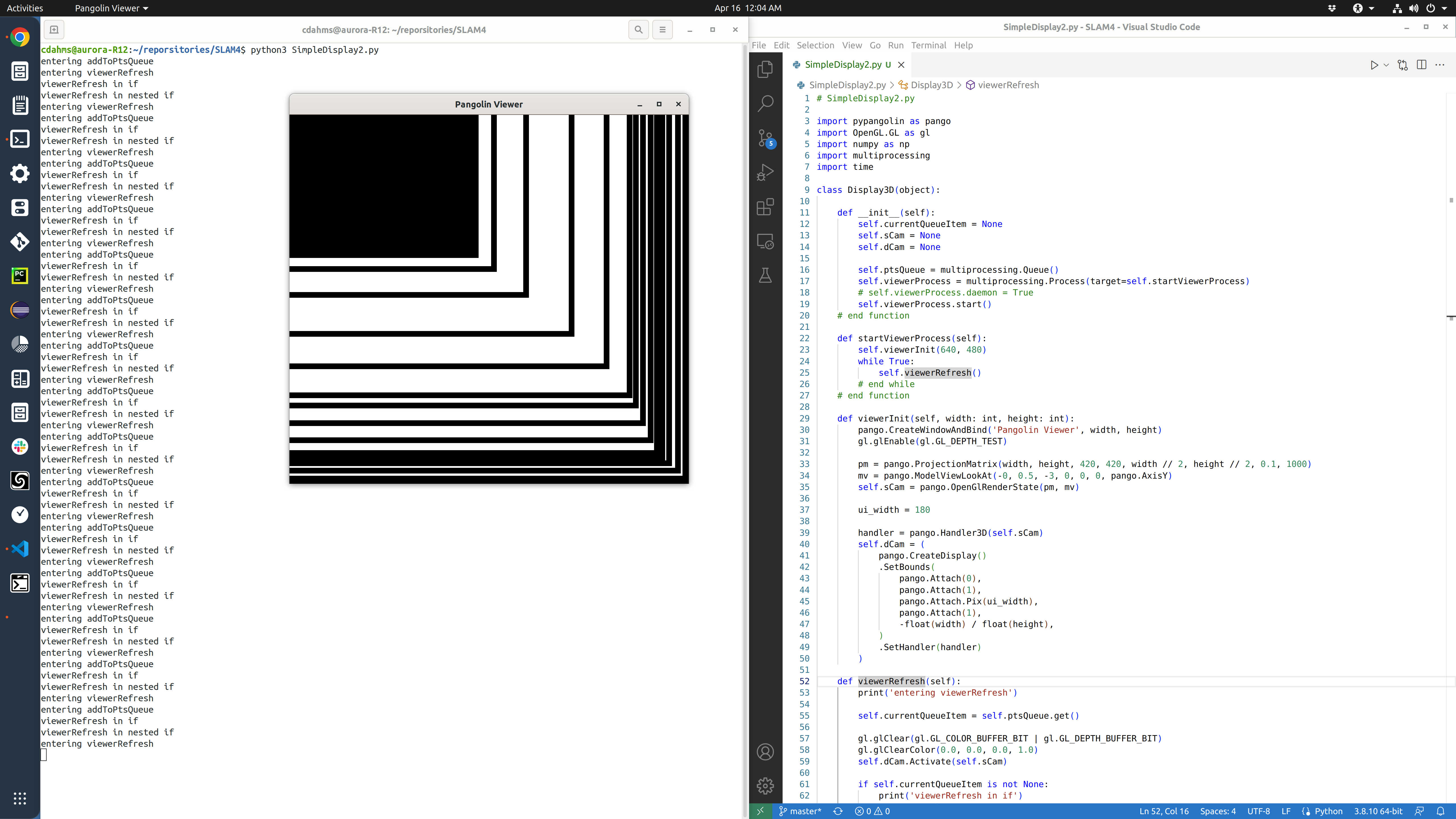 Pangolin Python How To Start A Pangolin Window As A Separate Process And Send It Data To