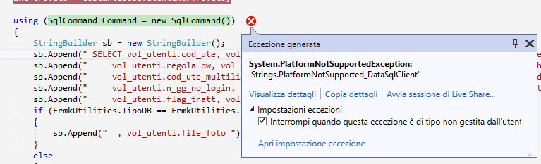 Platformnotsupportedexception In Xamarin App · Issue 1030 · Dotnetsqlclient · Github