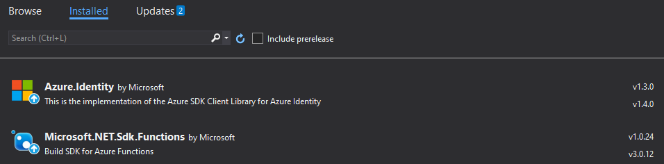 Azure.Identity not compatible with Azure Function v1 SDK · Issue #21361 · Azure/azure-sdk-for ...