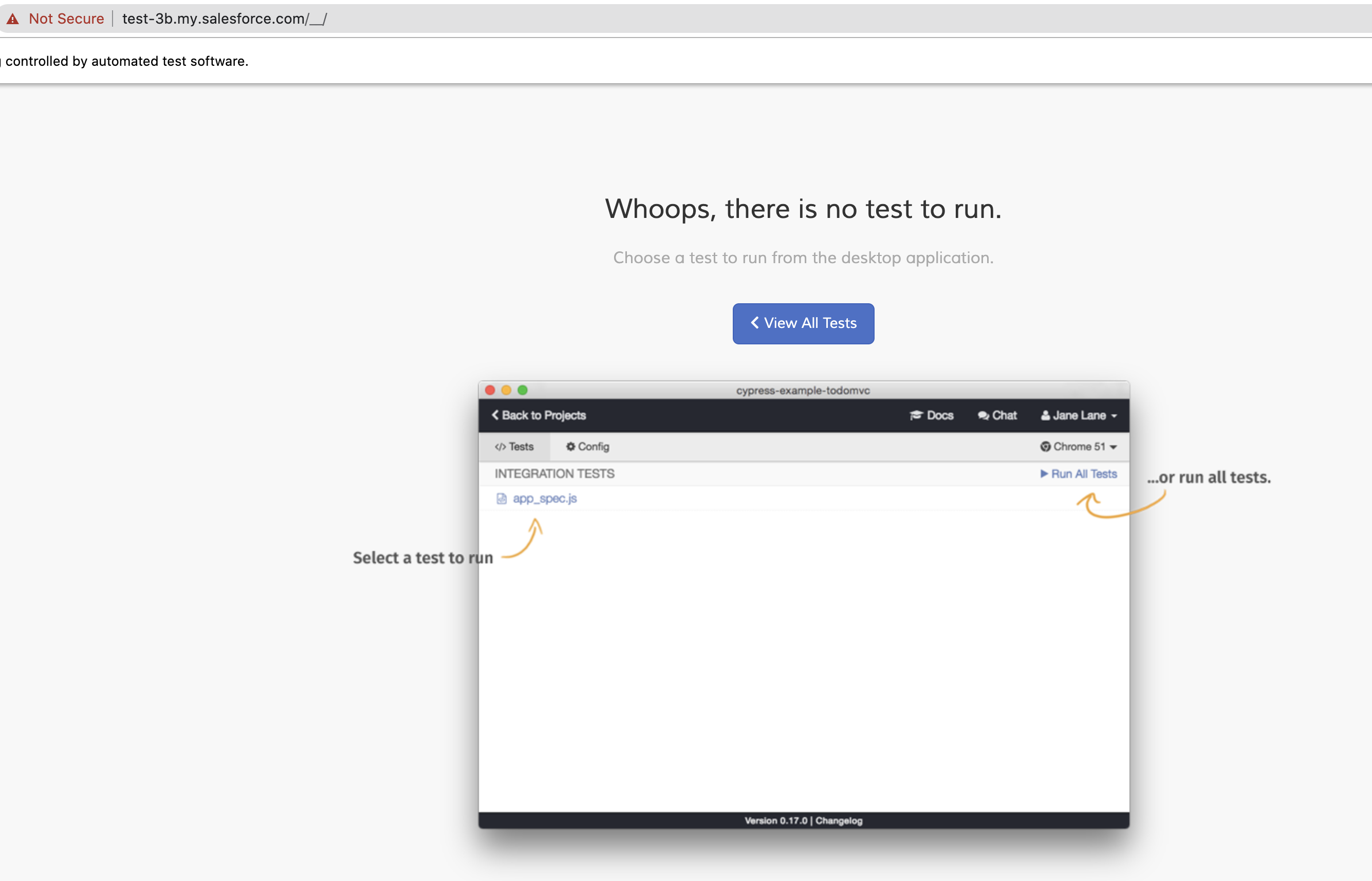 Error Whoops, there is no test to run. · Issue #15126 · cypress-io ...