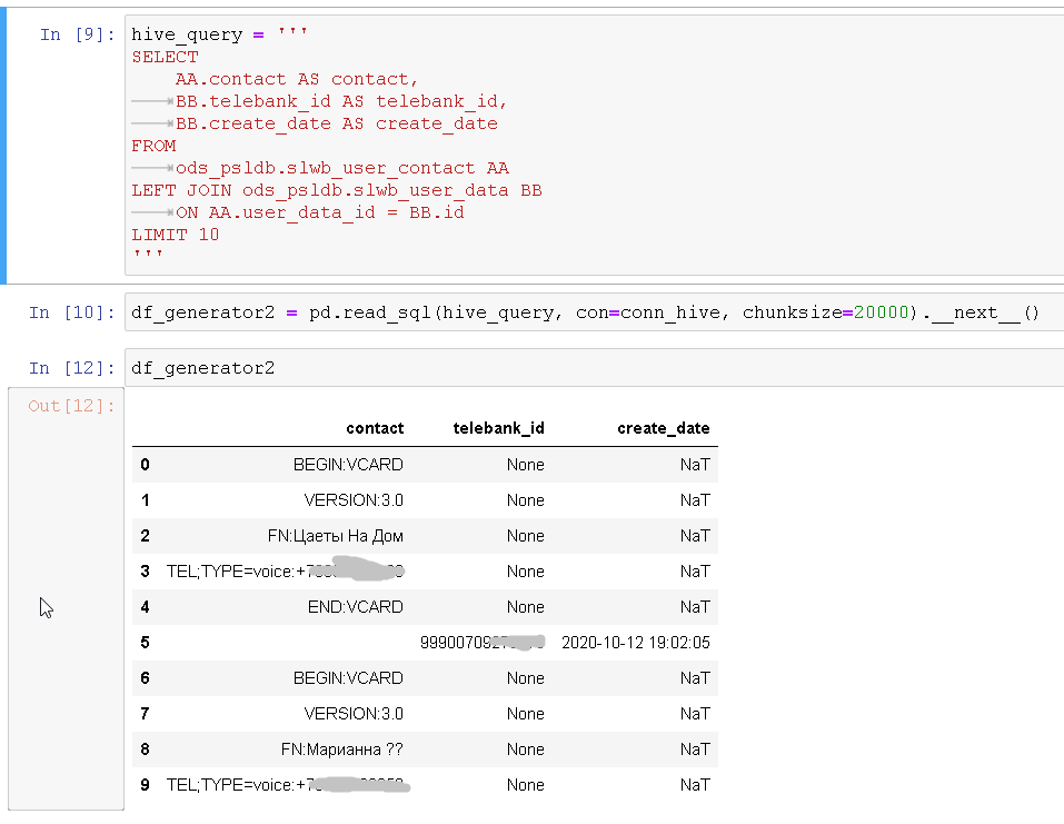 Unexpected rows split when querying joined table · Issue #372 · dropbox/PyHive · GitHub