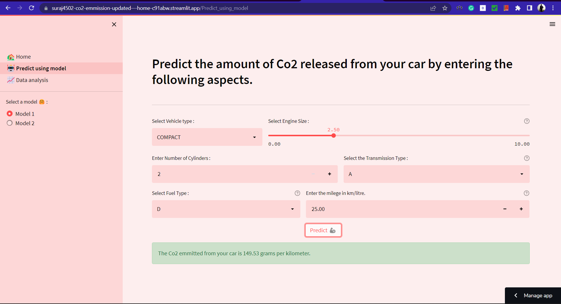 GitHub - suraj4502/Co2_emmission_updated: The CO2 Emission Prediction project is a machine ...