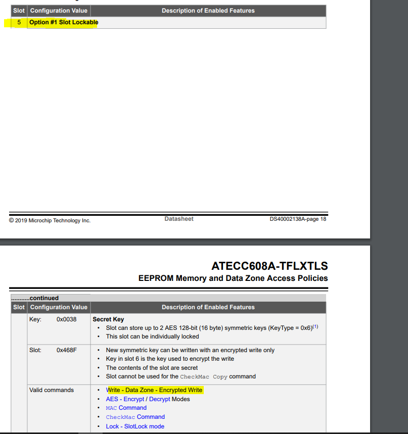 AssertionError while writing secret key on slot 5 · Issue #229 · MicrochipTech/cryptoauthlib ...