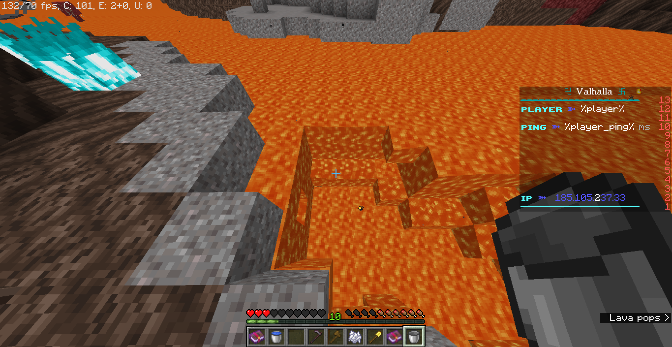 The Portable Liquid Tank causes a client side desync and require a relog to actually see the ...