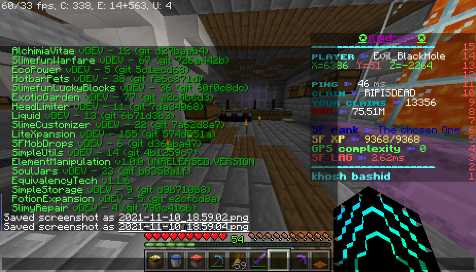 i cant enter my dimentional home · Issue #120 · ProfElements/DynaTech · GitHub