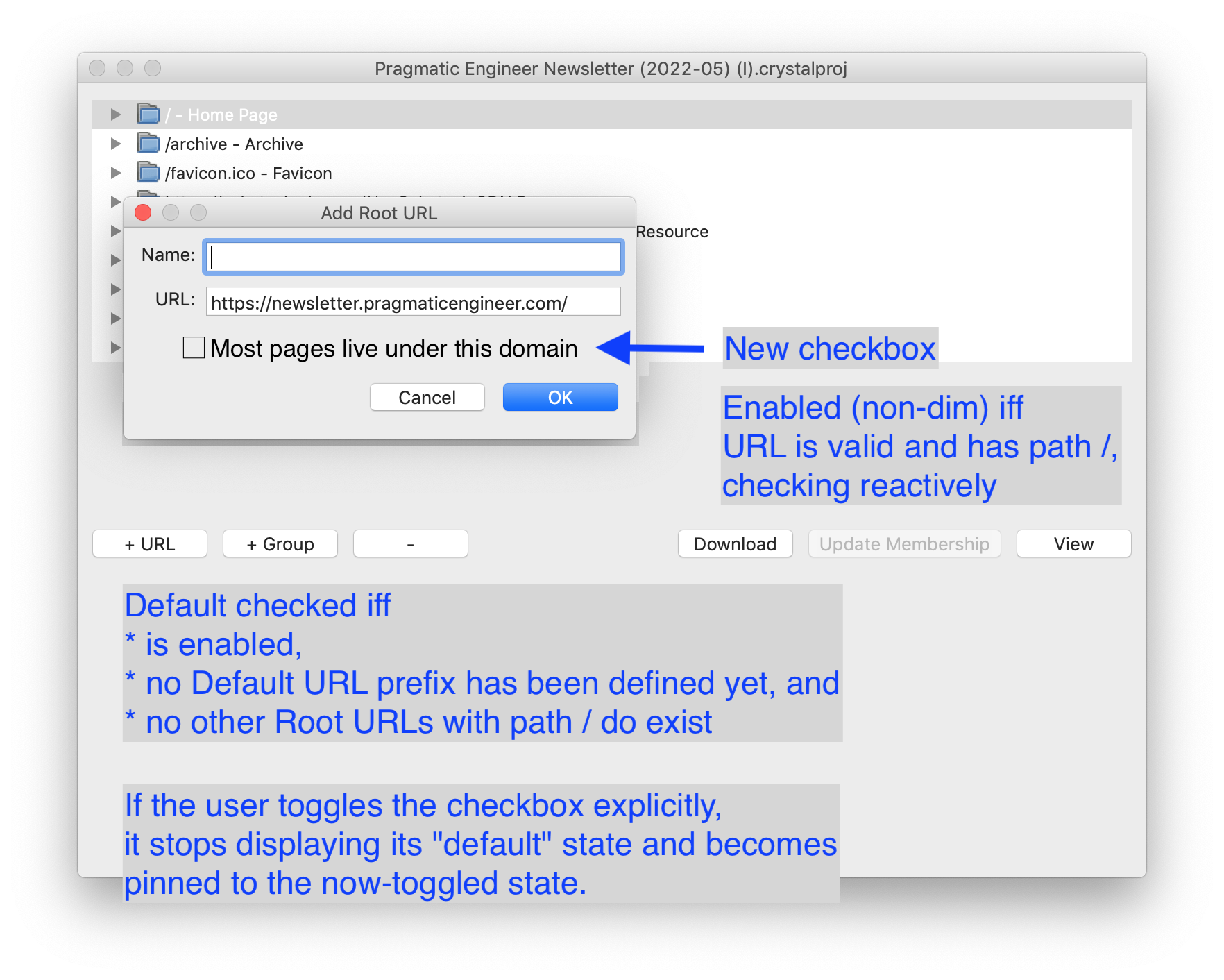 Encourage use of Default URL Prefix when adding root URL · Issue #46 ...