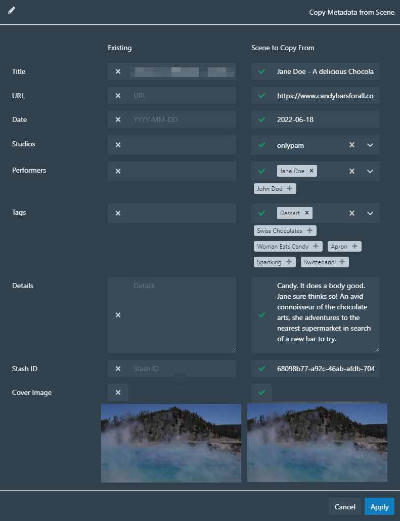 [Feature] Add the ability to copy Scene Metadata from one Scene to another · Issue #2759 ...