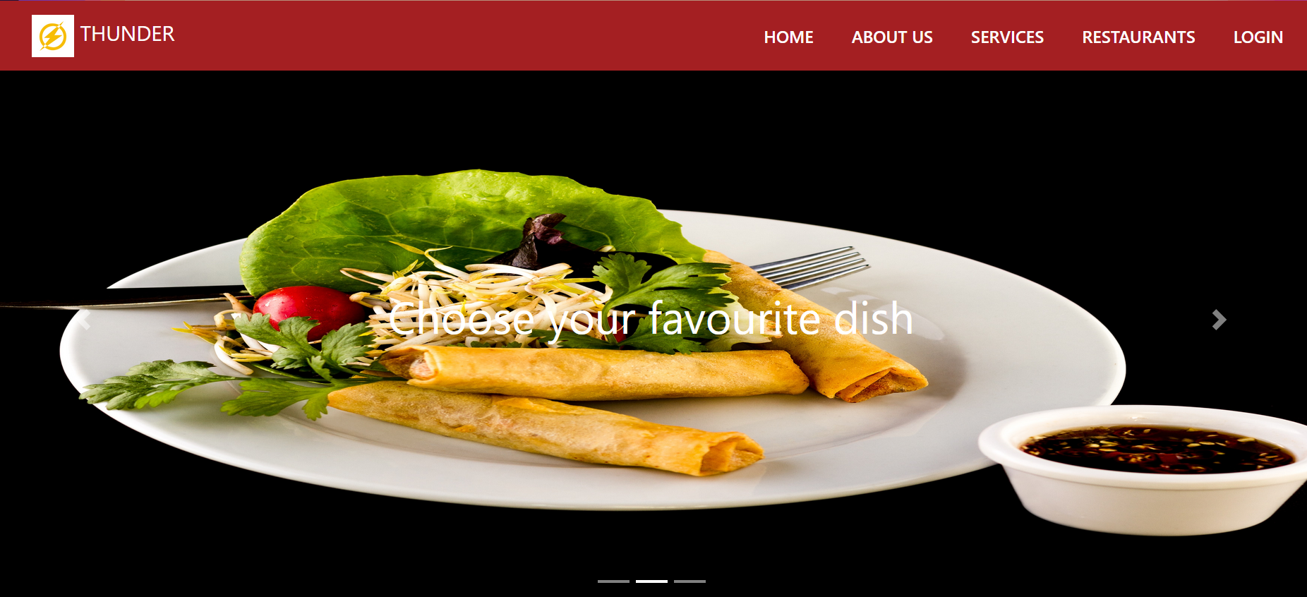 GitHub - ishparmar/thunder-food