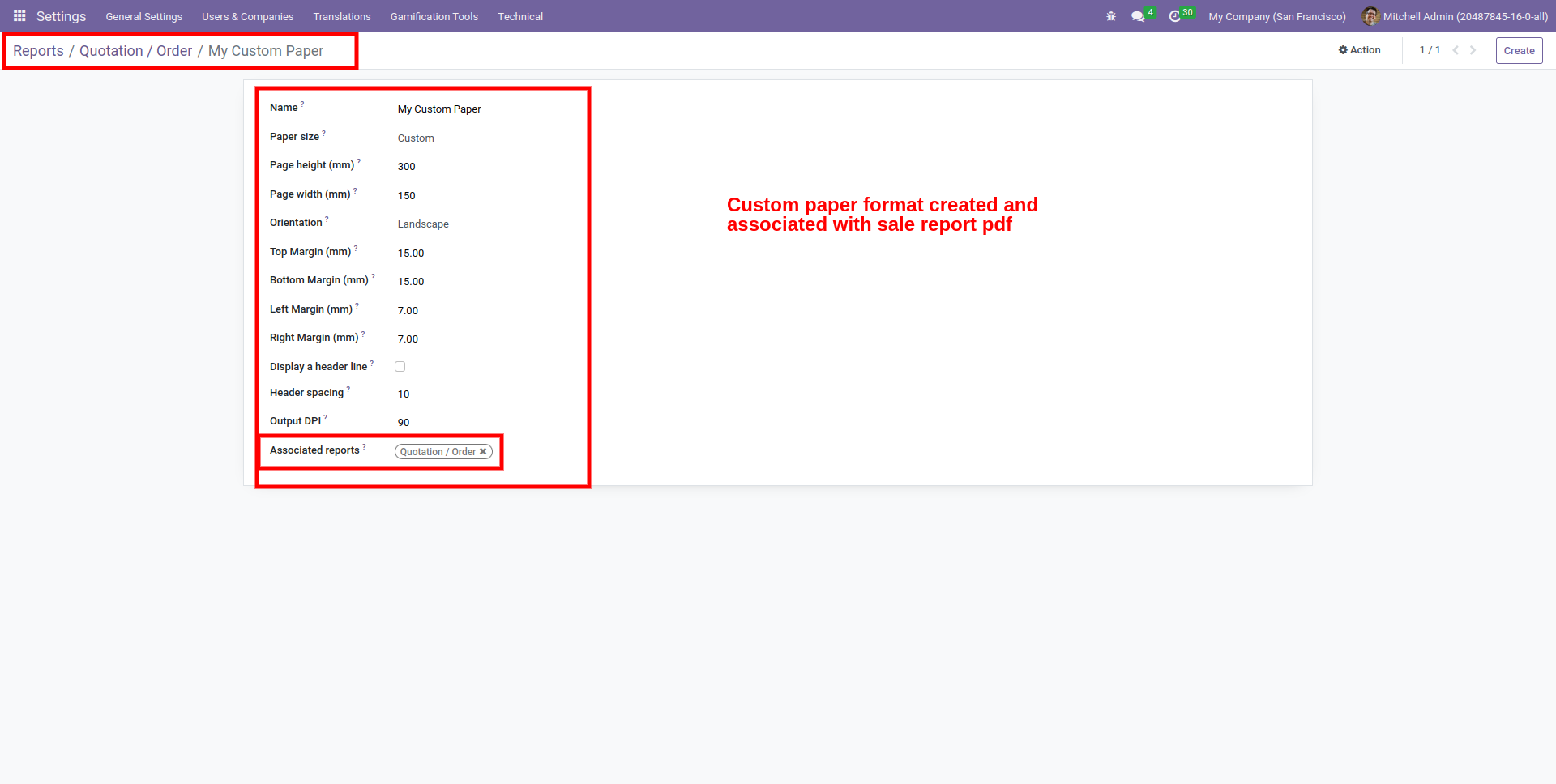 PDF Reports: Paper Format is not working · Issue #104011 · odoo/odoo · GitHub