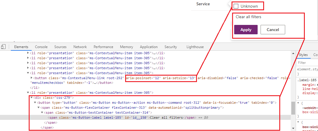 Is there any way to skip the count of ContextualMenuItem and render ...