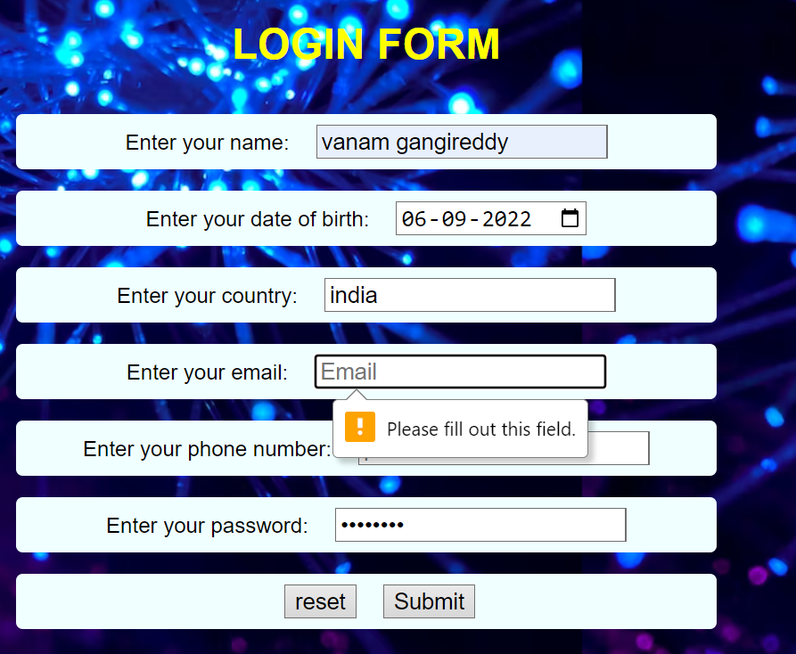 GitHub - vanam93/login-form: using html,css,react js,js