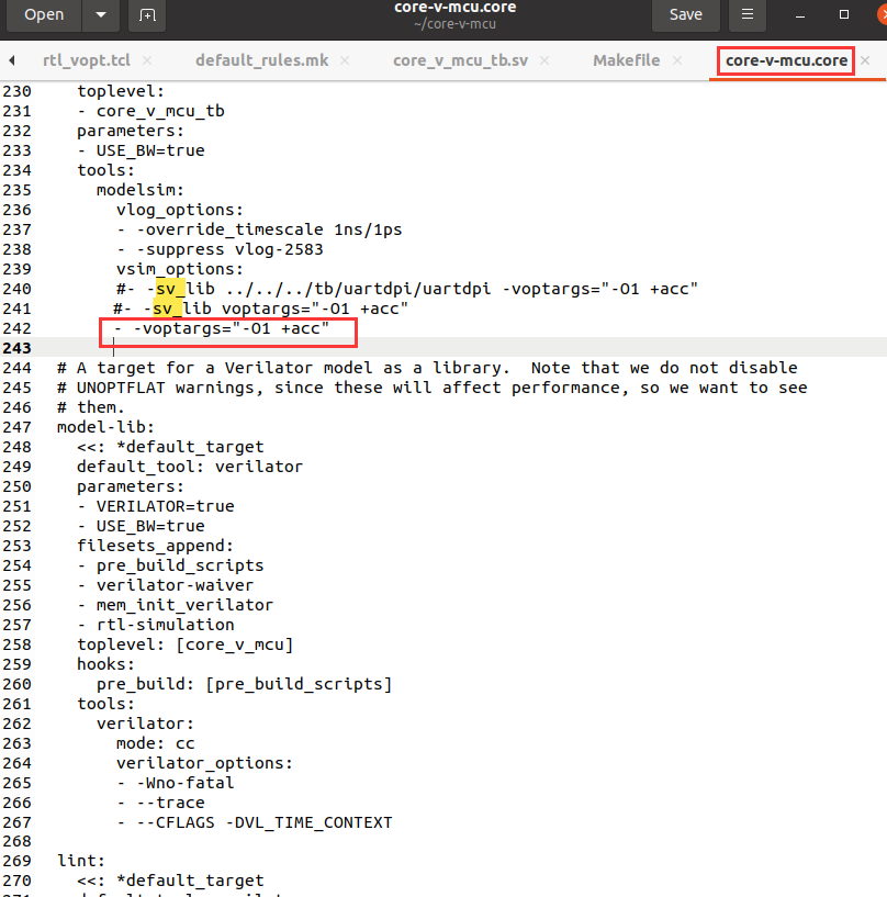 There are some problem during make buildsim sim · Issue #182 · openhwgroup/core-v-mcu · GitHub