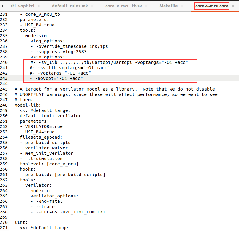 There are some problem during make buildsim sim · Issue #182 · openhwgroup/core-v-mcu · GitHub