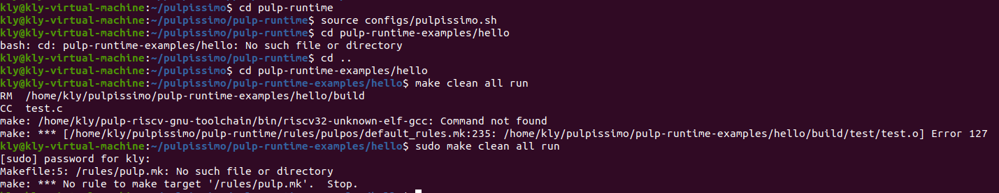 The problem that appears when I run the simple runtime · Issue #280 · pulp-platform/pulpissimo ...