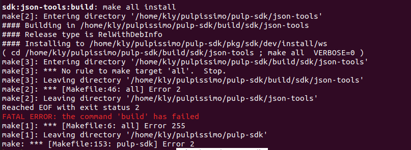 When I Ran Make Build Pulp Sdk Some Problems Appeared · Issue 281 · Pulp Platform Pulpissimo