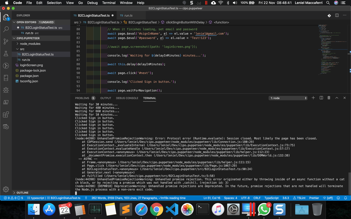 Azure B2C returning Status 400 (Bad request) when clicking Sign in ...