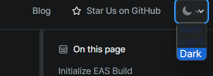 [docs] Theme Selector isn't looking correct · Issue #24571 · expo/expo · GitHub