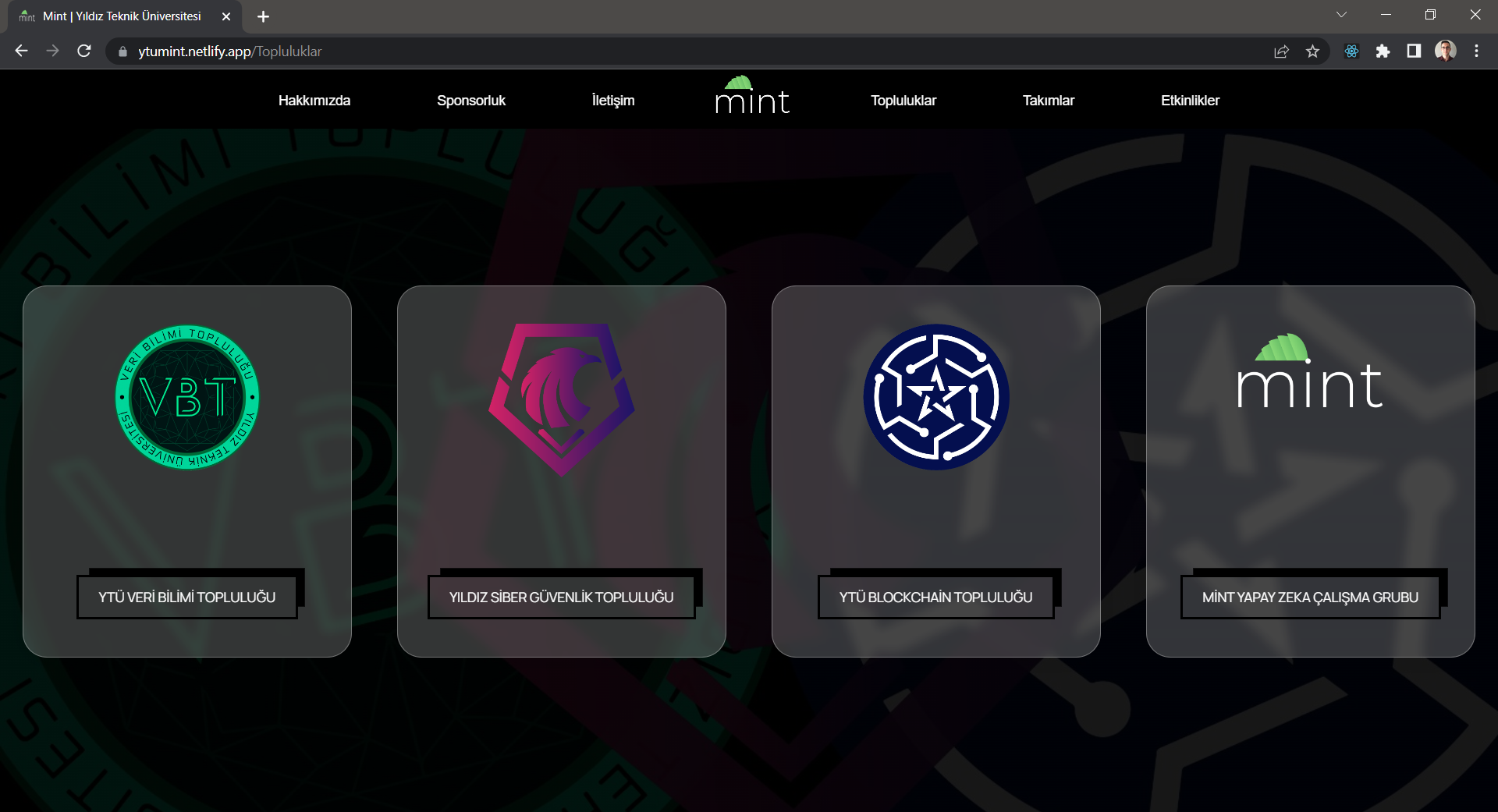 GitHub - semihgencturk/mint-react: I designed and developed a responsive website for a student ...