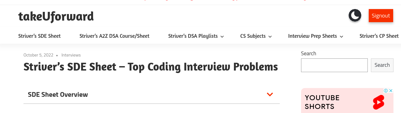 GitHub - tejus0/StriversSDESheet-Challenge