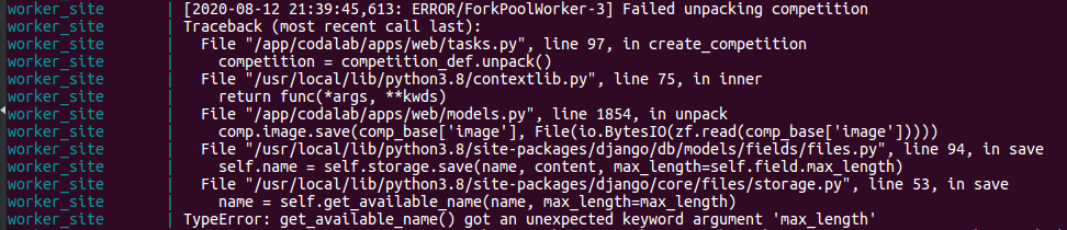 Upload Competition Definition Bundle Fails · Issue #2832 · codalab/codalab-competitions · GitHub