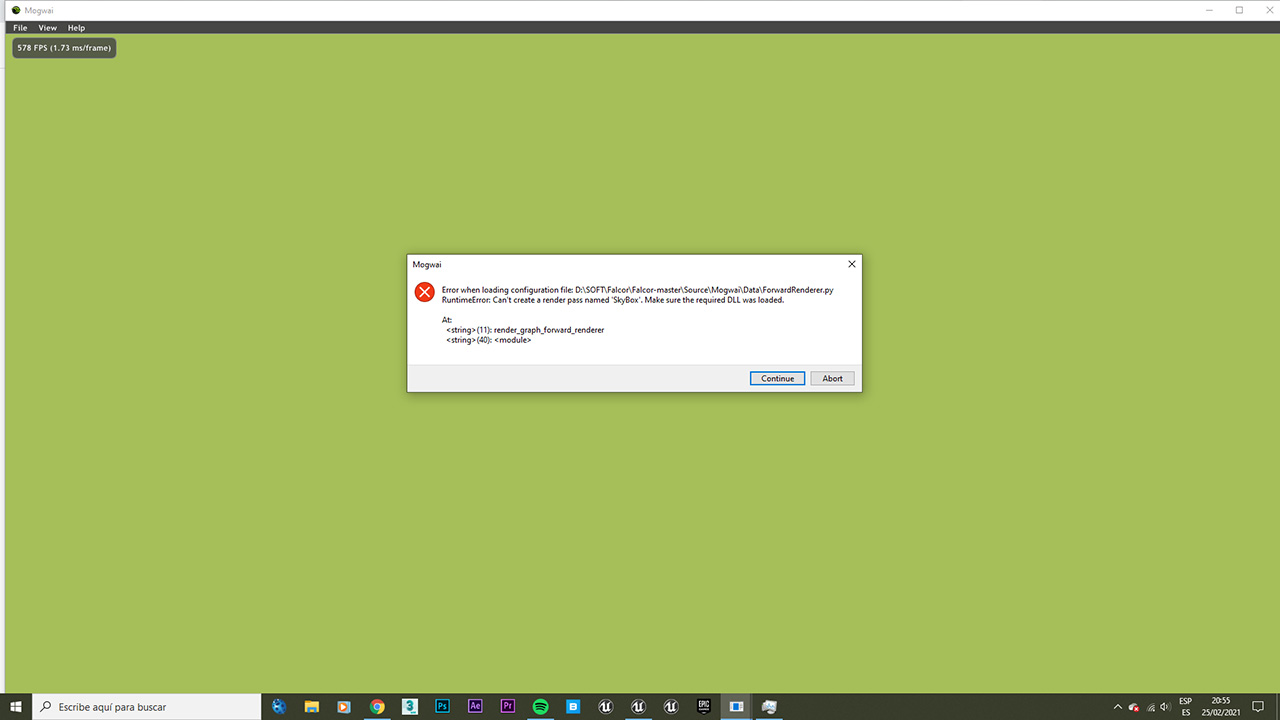 Mogwai FAIL · Issue #272 · NVIDIAGameWorks/Falcor · GitHub