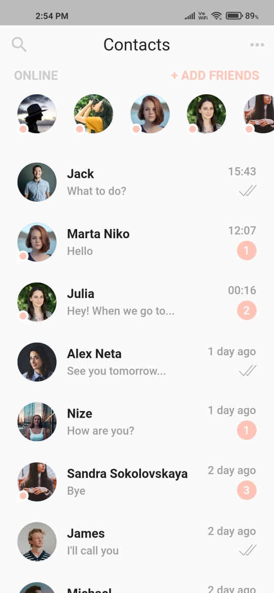 GitHub - virajmehta7/Chat-List-UI