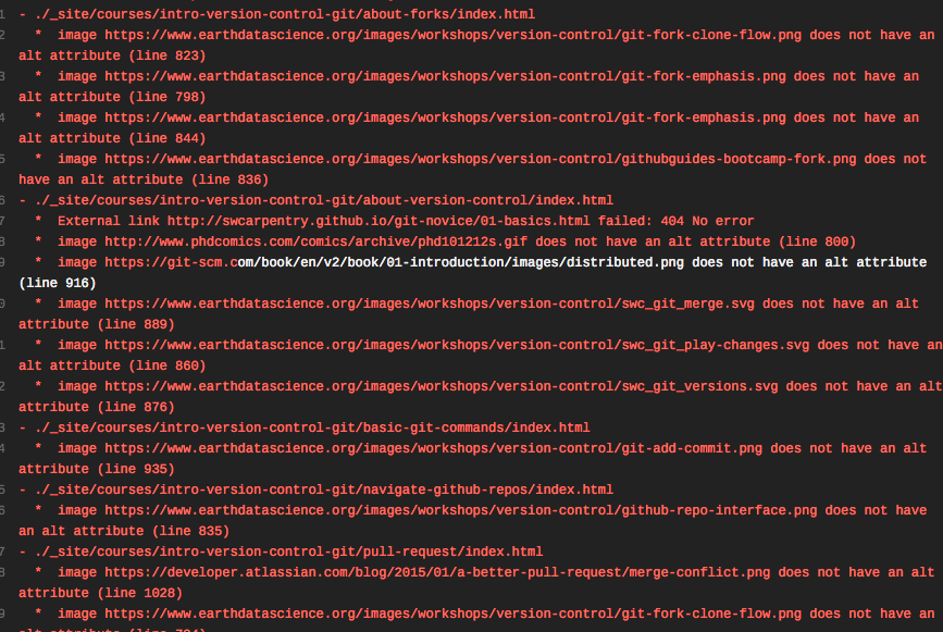 Can you kindly help me troubleshoot alt tags? & some broken links · Issue #522 · earthlab ...