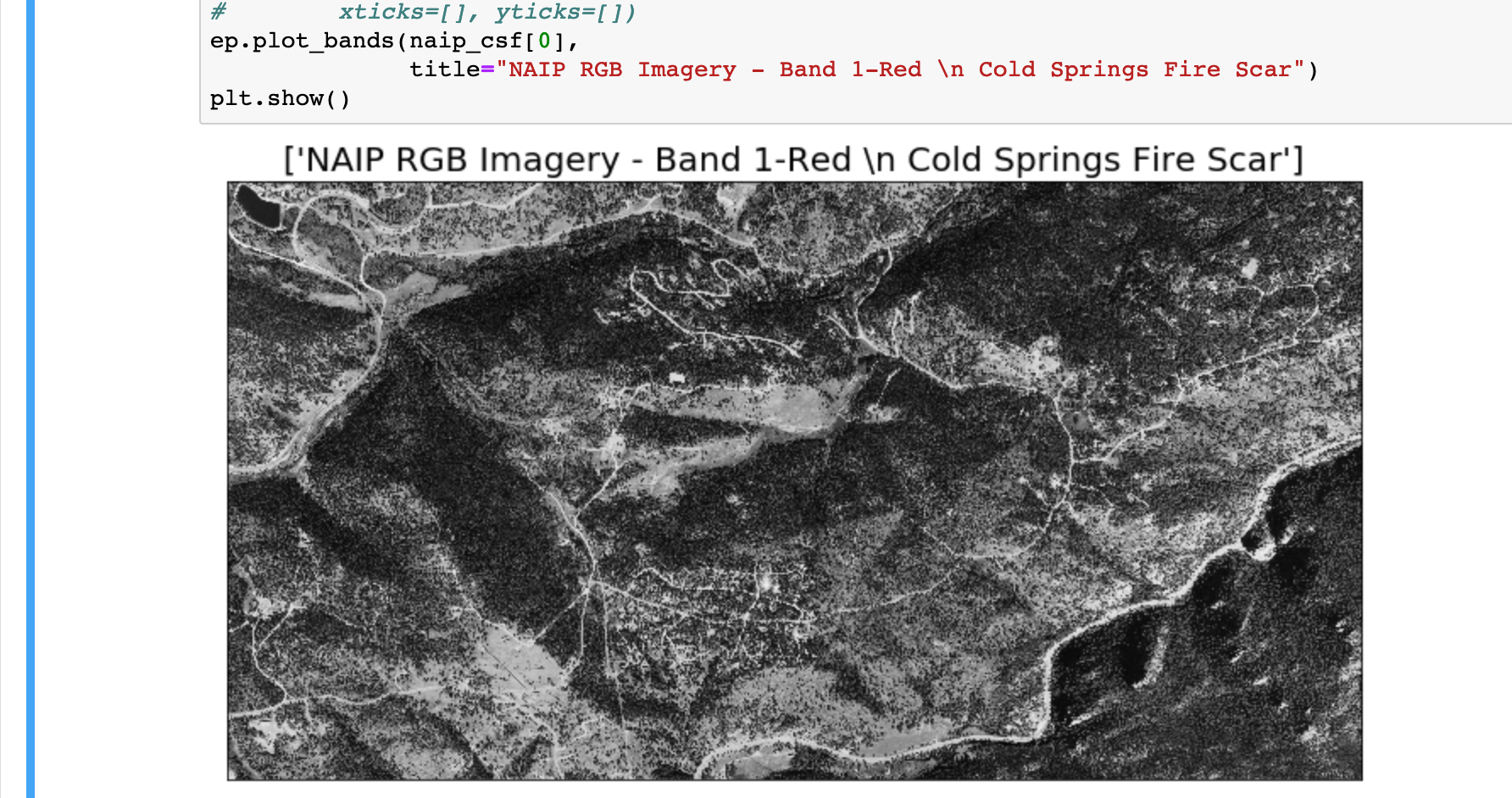 Plot Bands Updates · Issue #274 · earthlab/earthpy · GitHub