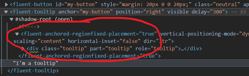 [web-components] Tooltip: position relative to anchor is incorrect ...