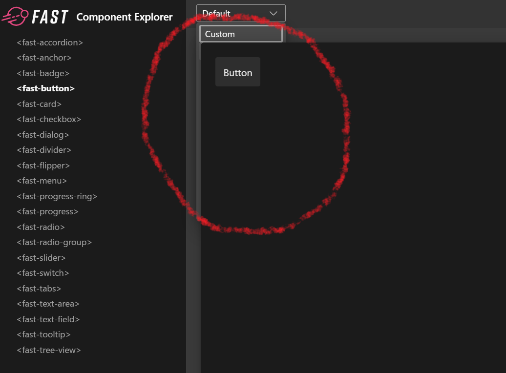 Bug Component Explorer Dropdown Is Behind Example Panel · Issue 3962 · Microsoftfast · Github 0363