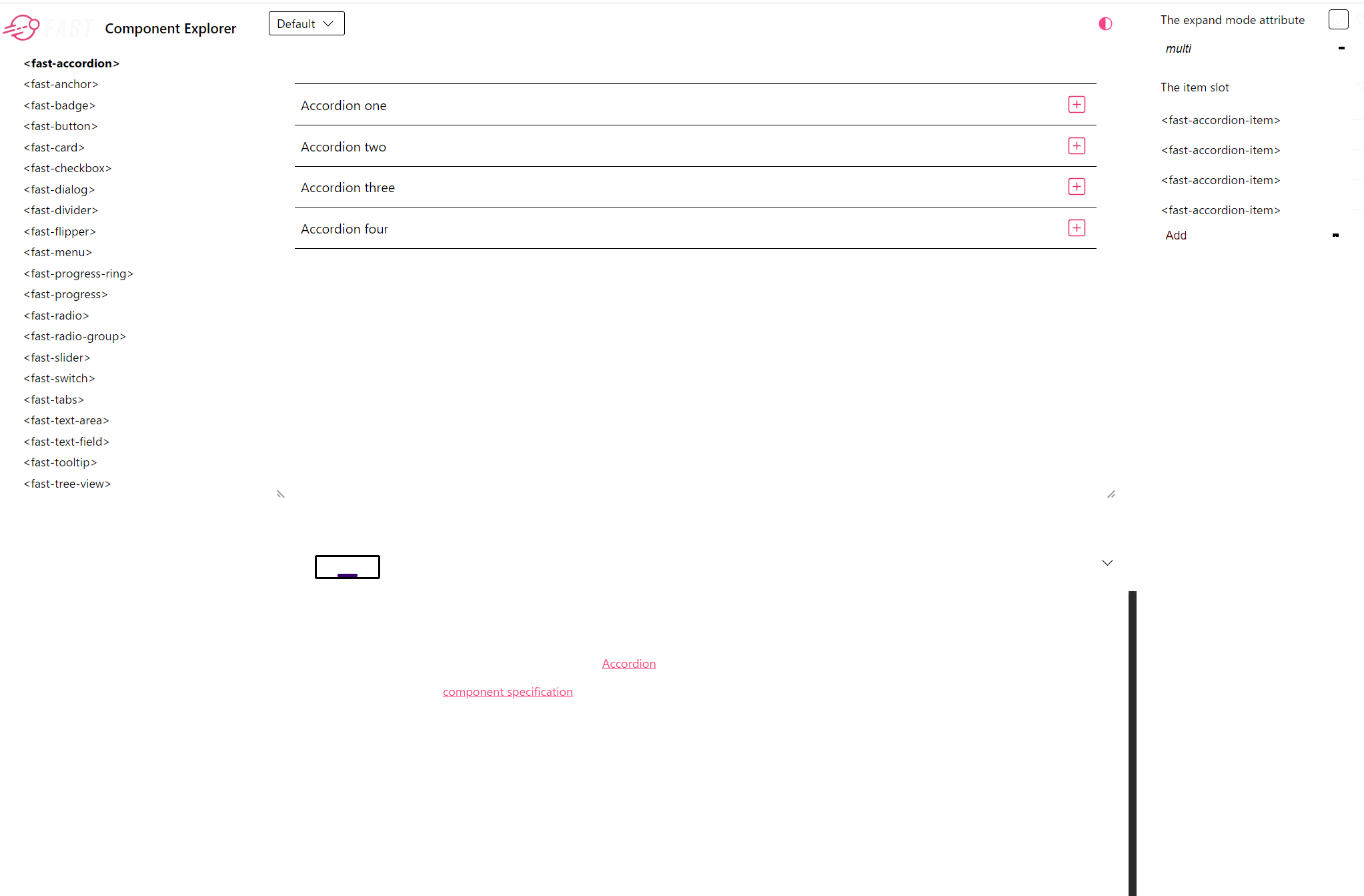 Bug Component Explorer Lower Panel High Contrast Issues · Issue 3965 · Microsoftfast · Github 