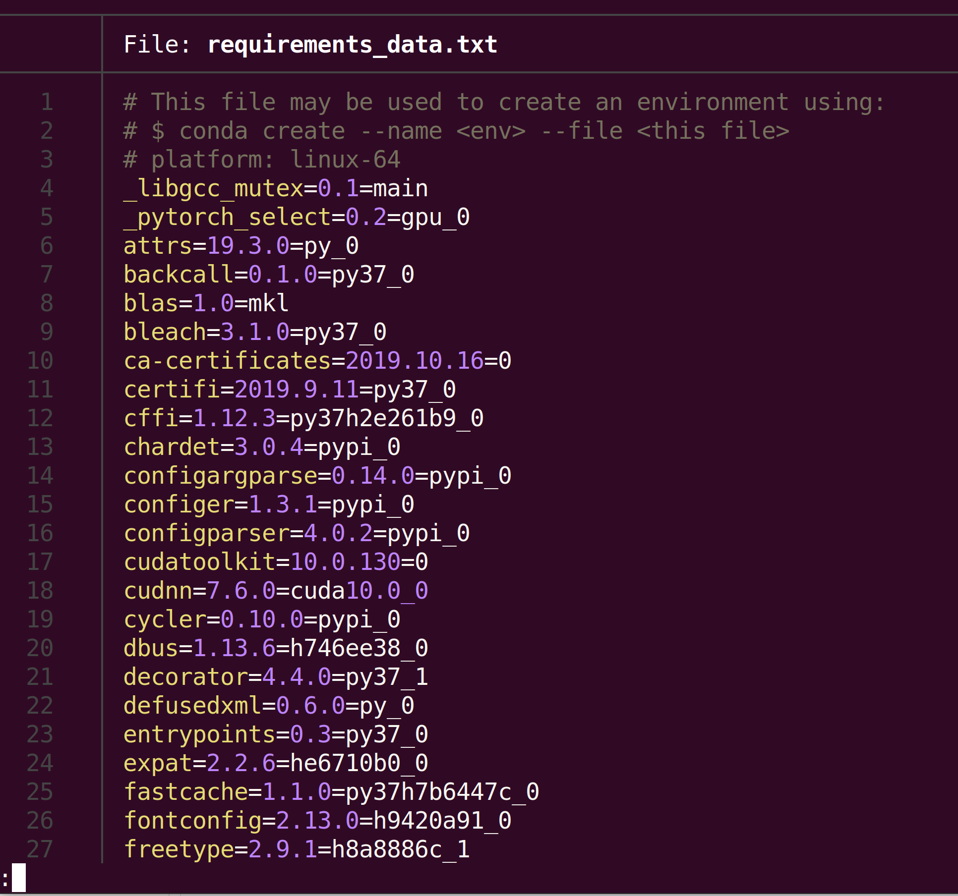 How can I make the color palettes of the bat command nicer? Currently ...